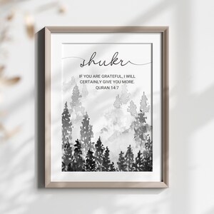 Set of 3 Sabr Shukr Tawakkul Islamic Wall Art, Digital Download, Quran ...