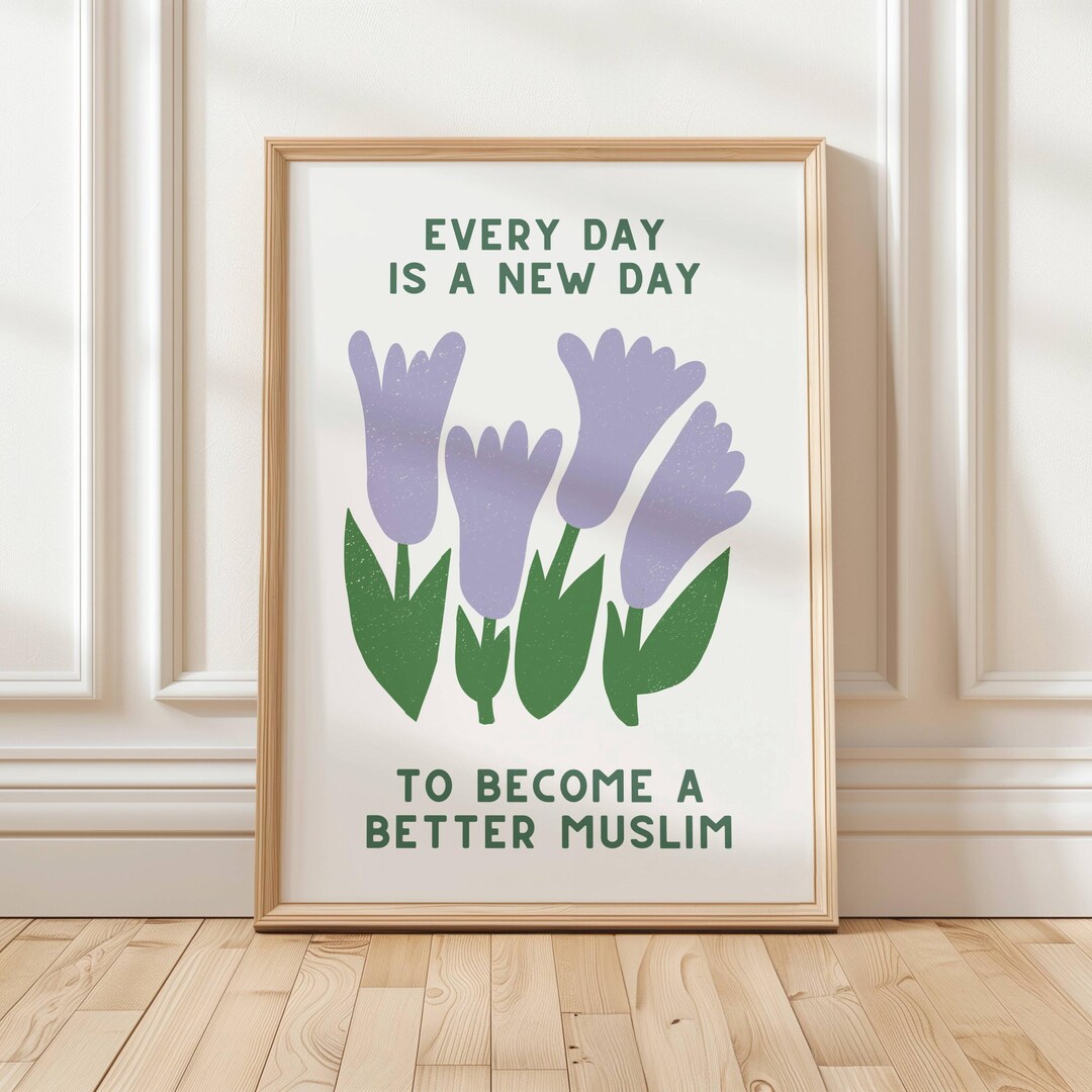 Better Muslim Islamic Wall Art, Digital Download, Modern Islamic Wall ...
