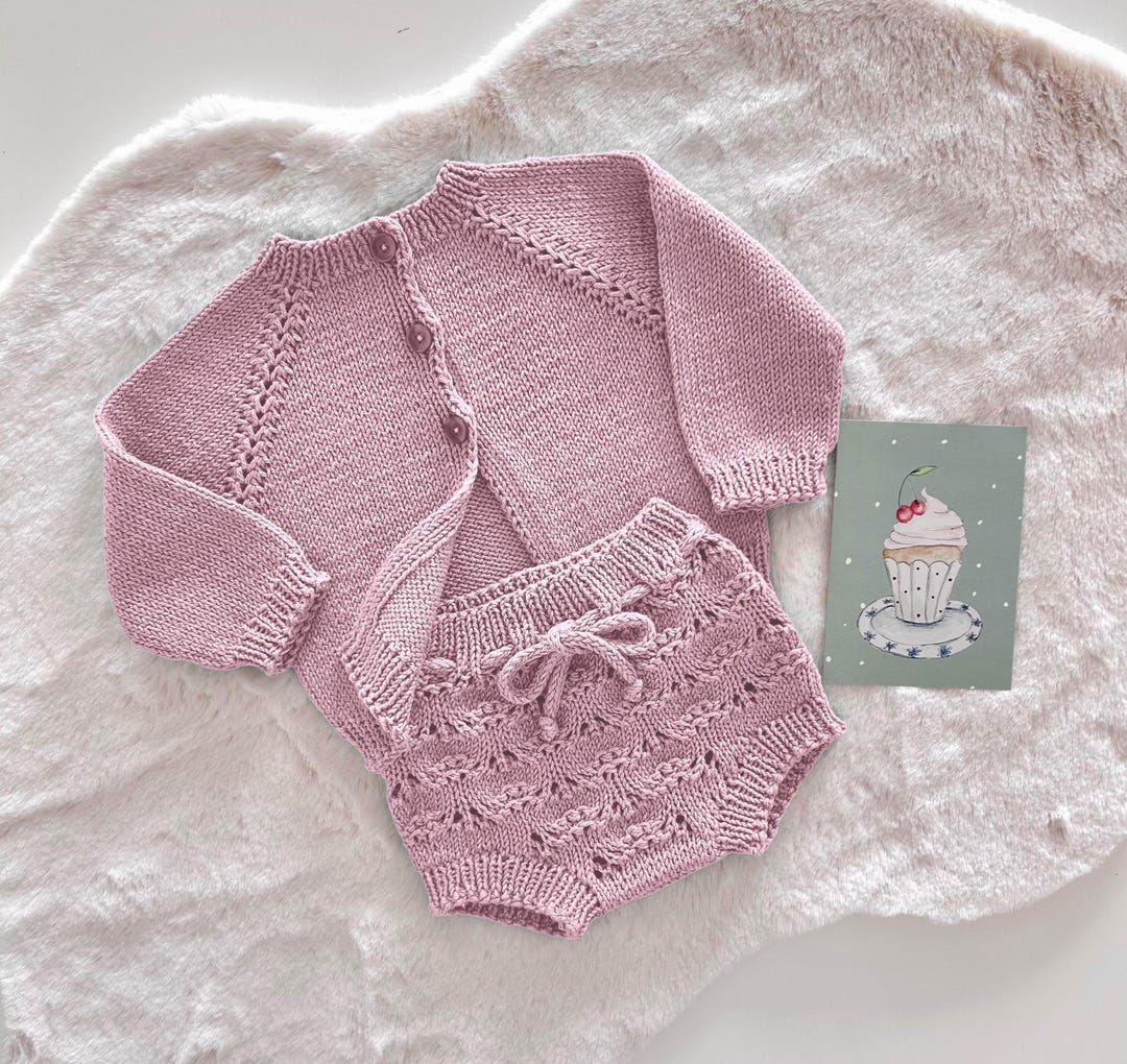 Baby Girl or Boy Jacket and Bloomers Handmade Outfit - Etsy