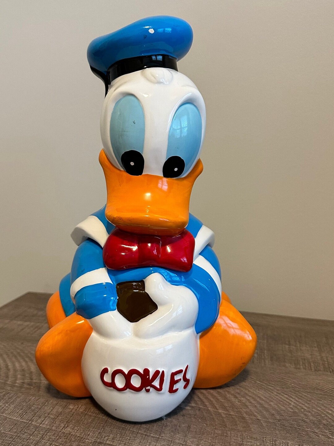 Vintage 1980's Donald Duck Cookie Jar - Etsy