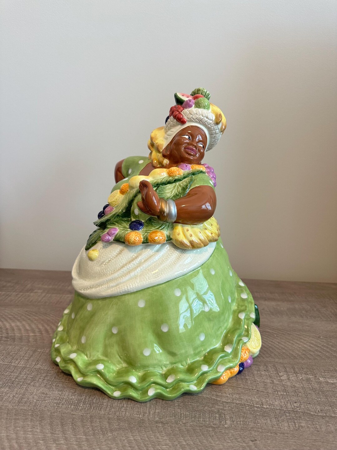 Fitz and Floyd Carioca Dancing Woman With Fruit Cookie Jar - Etsy