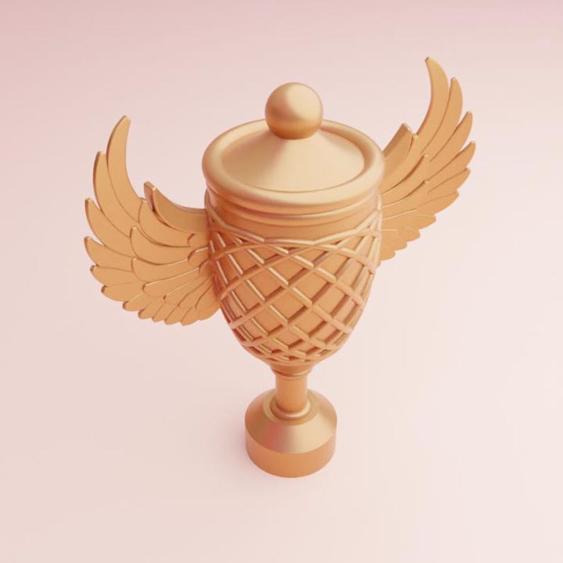 Winged Trophy Cup STL File - 3D Printable Award for Champions - Etsy ...