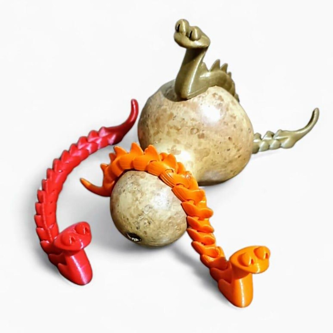 3d Printing Stl File Articulated 3d Print Snake for 3d Printer - Etsy