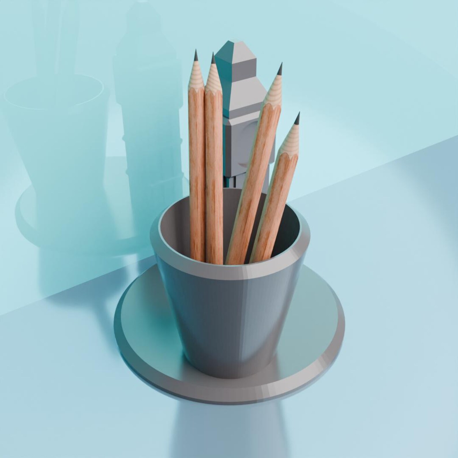 3d Printer File Stl Pencil Holder Big Ben Idea for Gift - Etsy