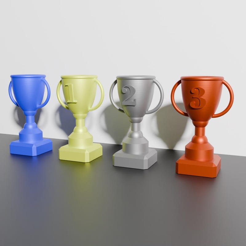 Custom 3d Printed Trophy - Etsy