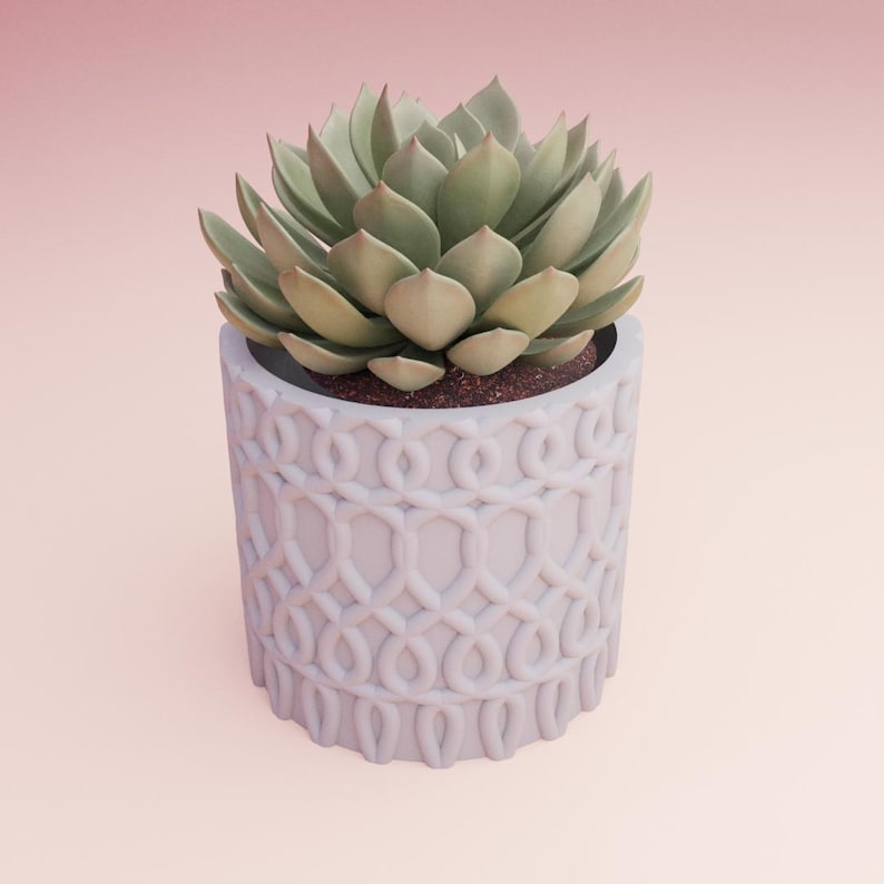 3d Printing Stl File Decorative Planter Pot for Home Decoration and ...