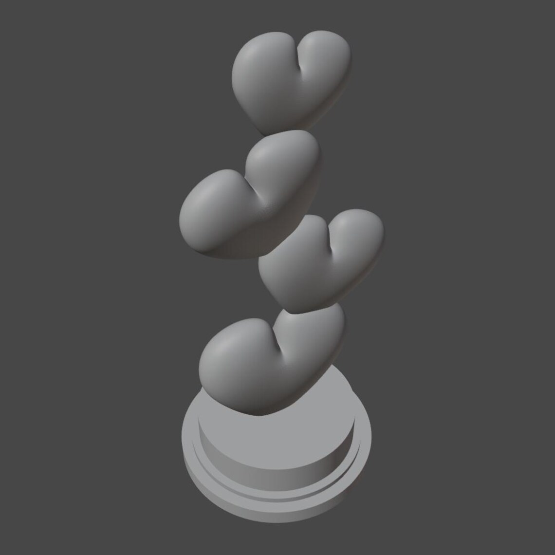 3d Printer File Heart Tower Decoration Idea for Valentines Gift - Etsy