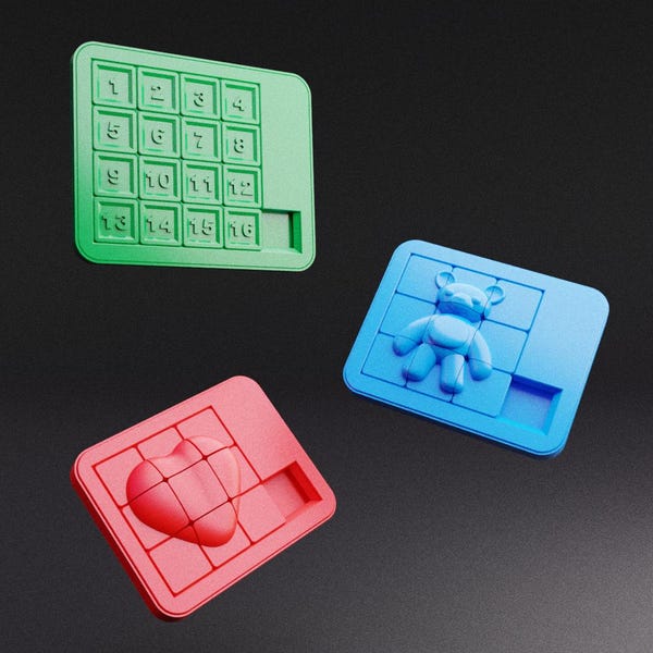 Sliding Tile Puzzle - Etsy