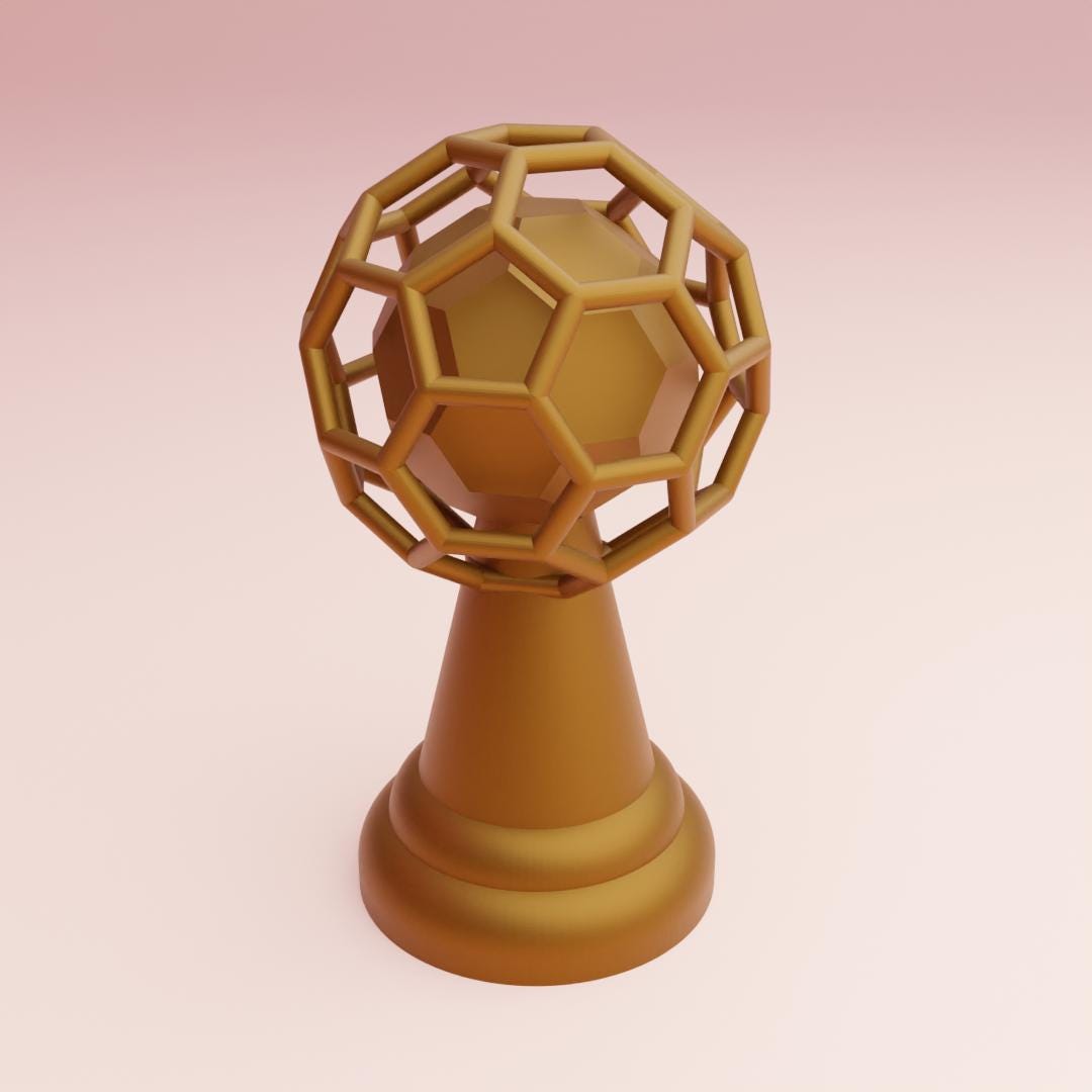Soccer Trophy 3D Printable File Award for Players Coaches & Fans - Etsy