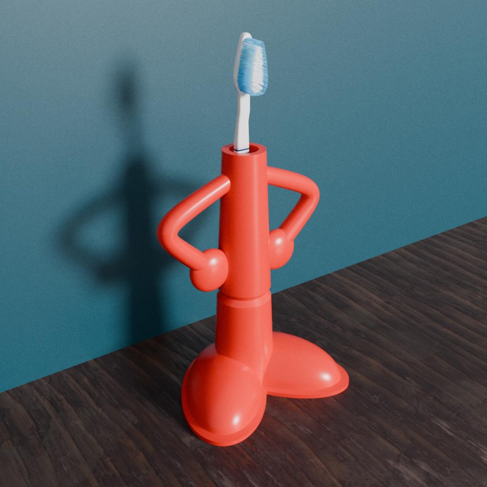 3d Printer File Stl Model Fun Toothbrush Holder Idea for Kids - Etsy