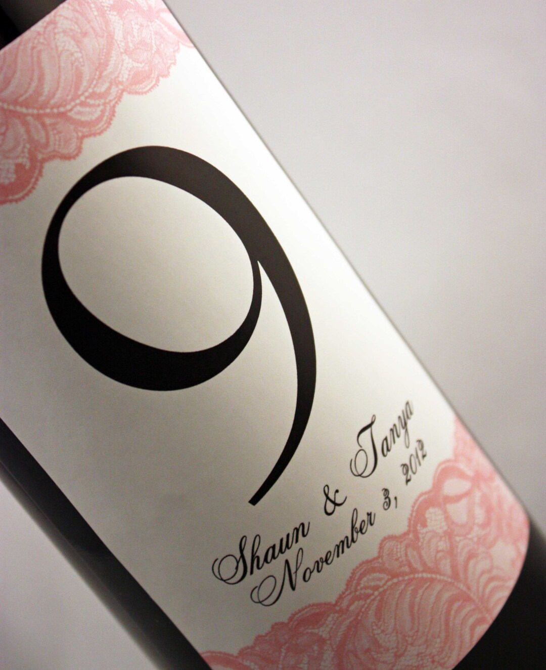 Table Number Wine Labels ... Choose Your Colors...lace - Etsy