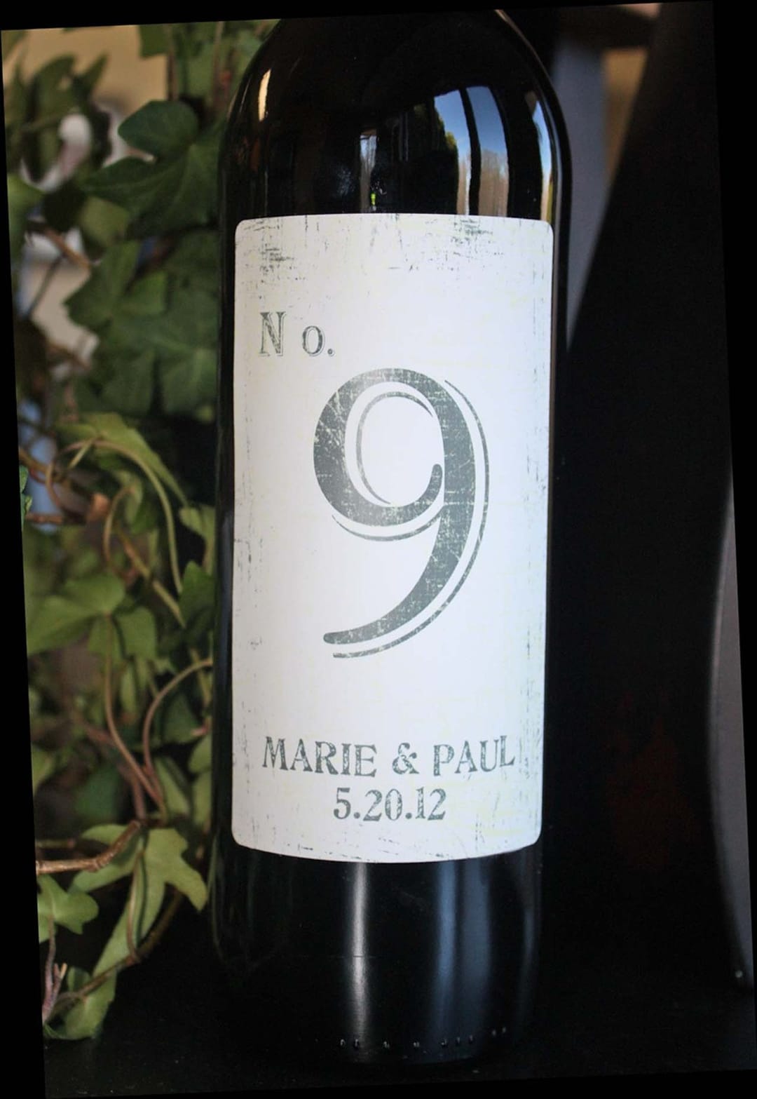 Table Number Wine Labels....choose Your Colors...vintage - Etsy