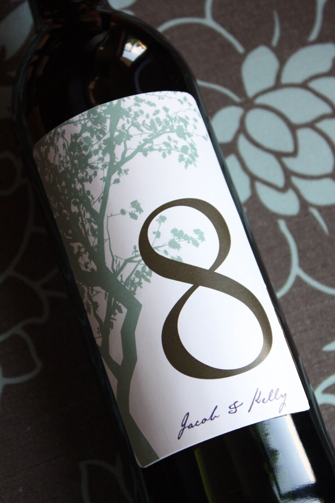 Wine Label Table Number....choose Your Colors... Elegant Tree - Etsy