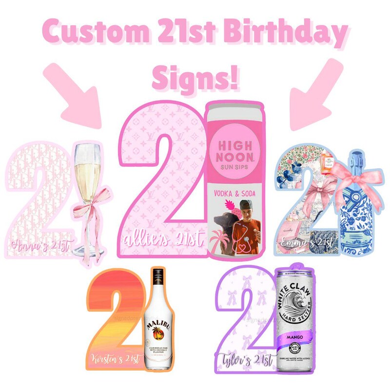 21st Birthday Sign - Etsy