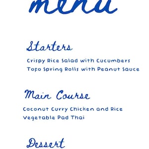 Editable Dinner Party Invite Template and Bonus Menu Template Canva ...