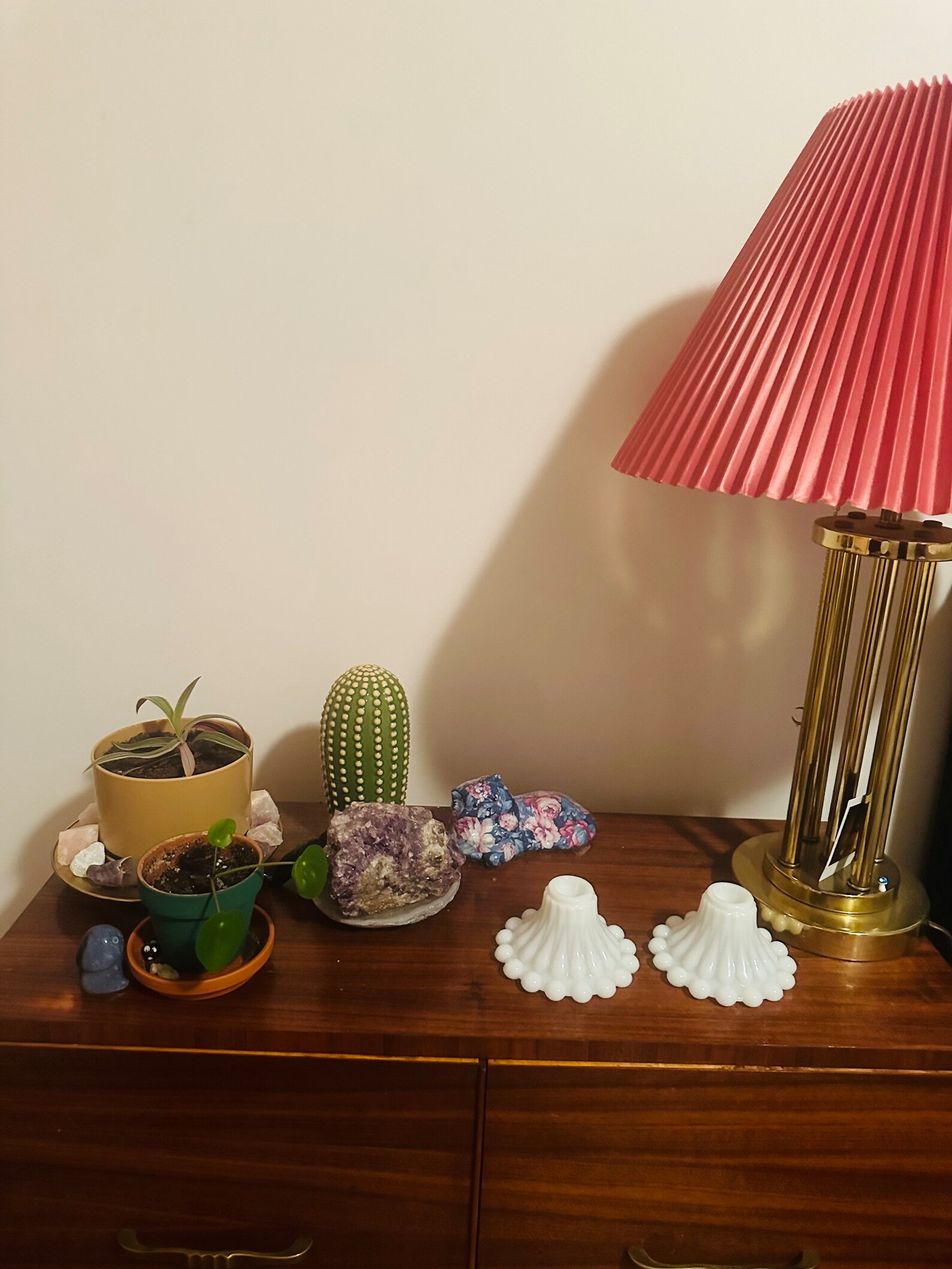 Anchor Hocking Berwick Boopie Pattern Milk Glass Candle Holders Set ...