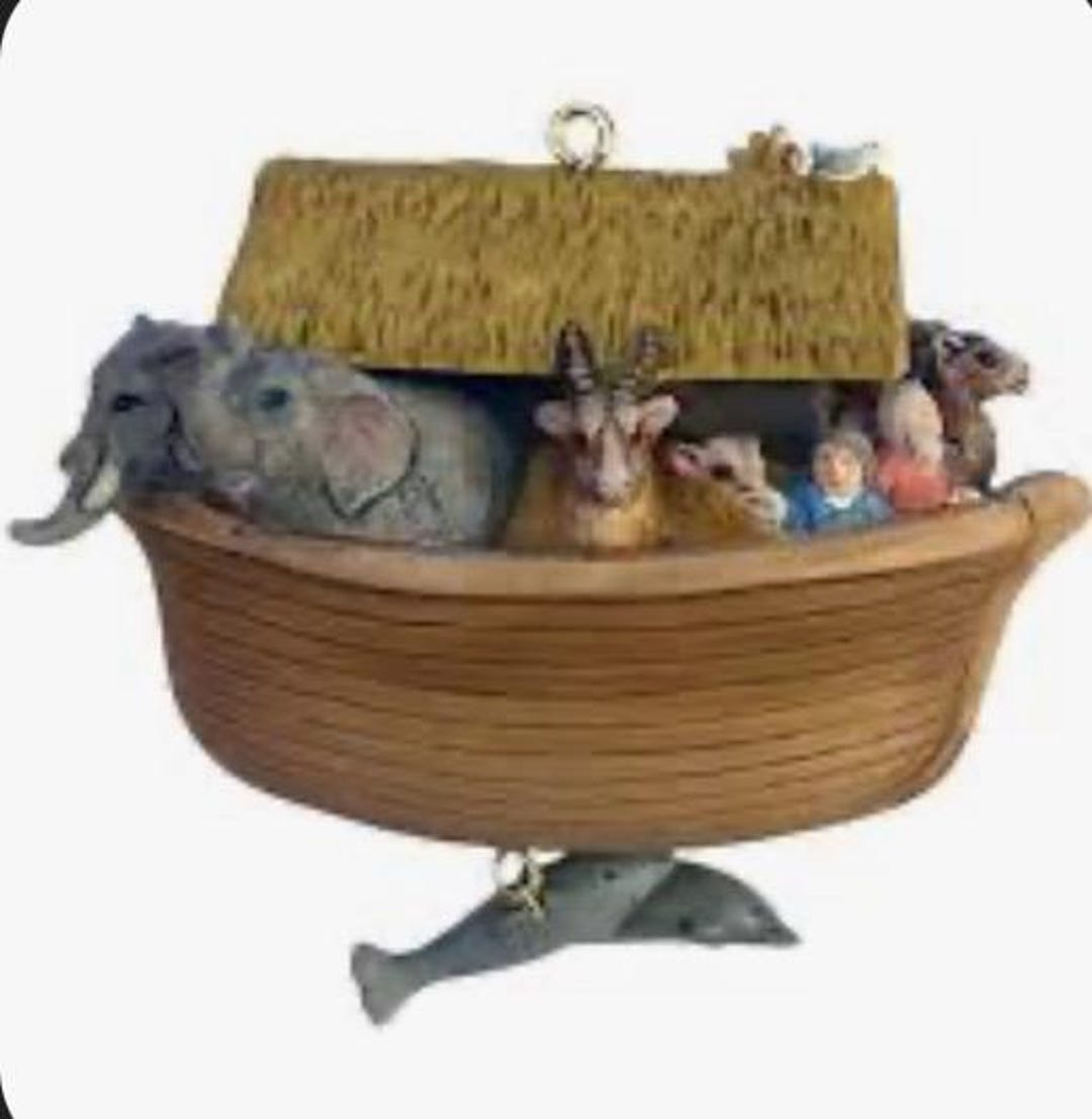 Vintage Noah's Ark Hallmark Collectable Ordament - Etsy