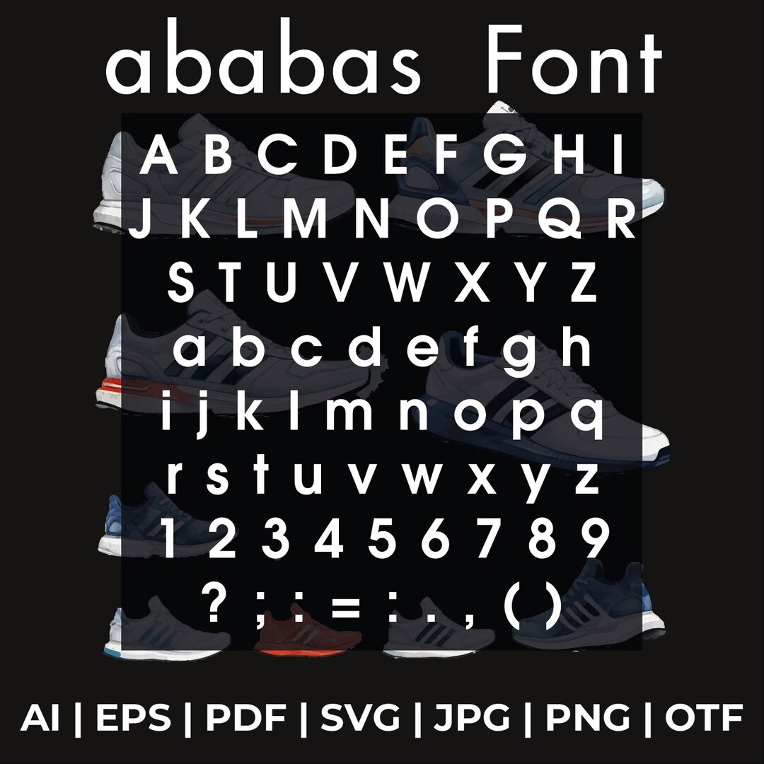 Sports Brand Vector Font. Vector Patterns in Svg, Ai, Pdf, Otf, Eps ...