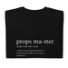 Props Master Definition T-shirt – Theater Tech Crew Shirt – Stage Crew ...