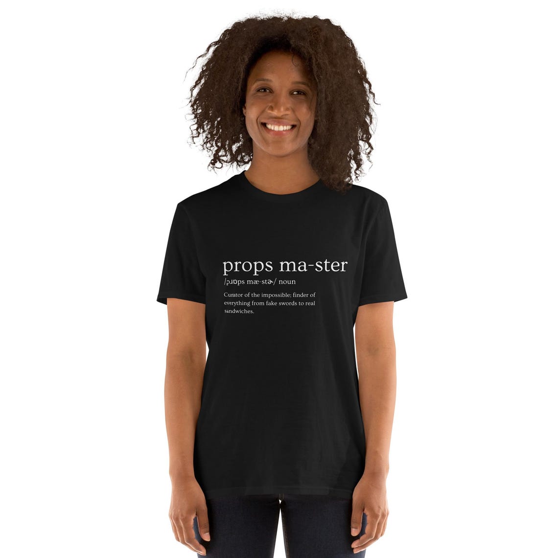 Props Master Definition T-shirt – Theater Tech Crew Shirt – Stage Crew ...
