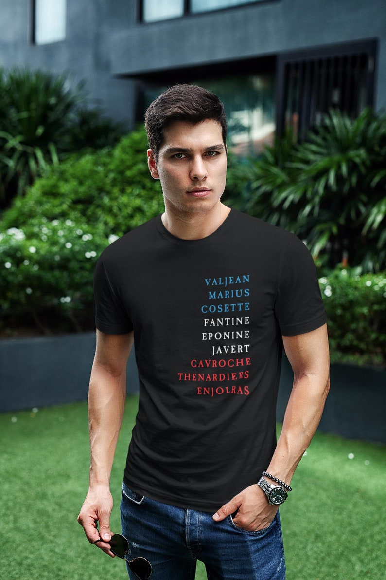 Les Misérables Musical Theater T-shirt, Drama Play Costume Tee ...