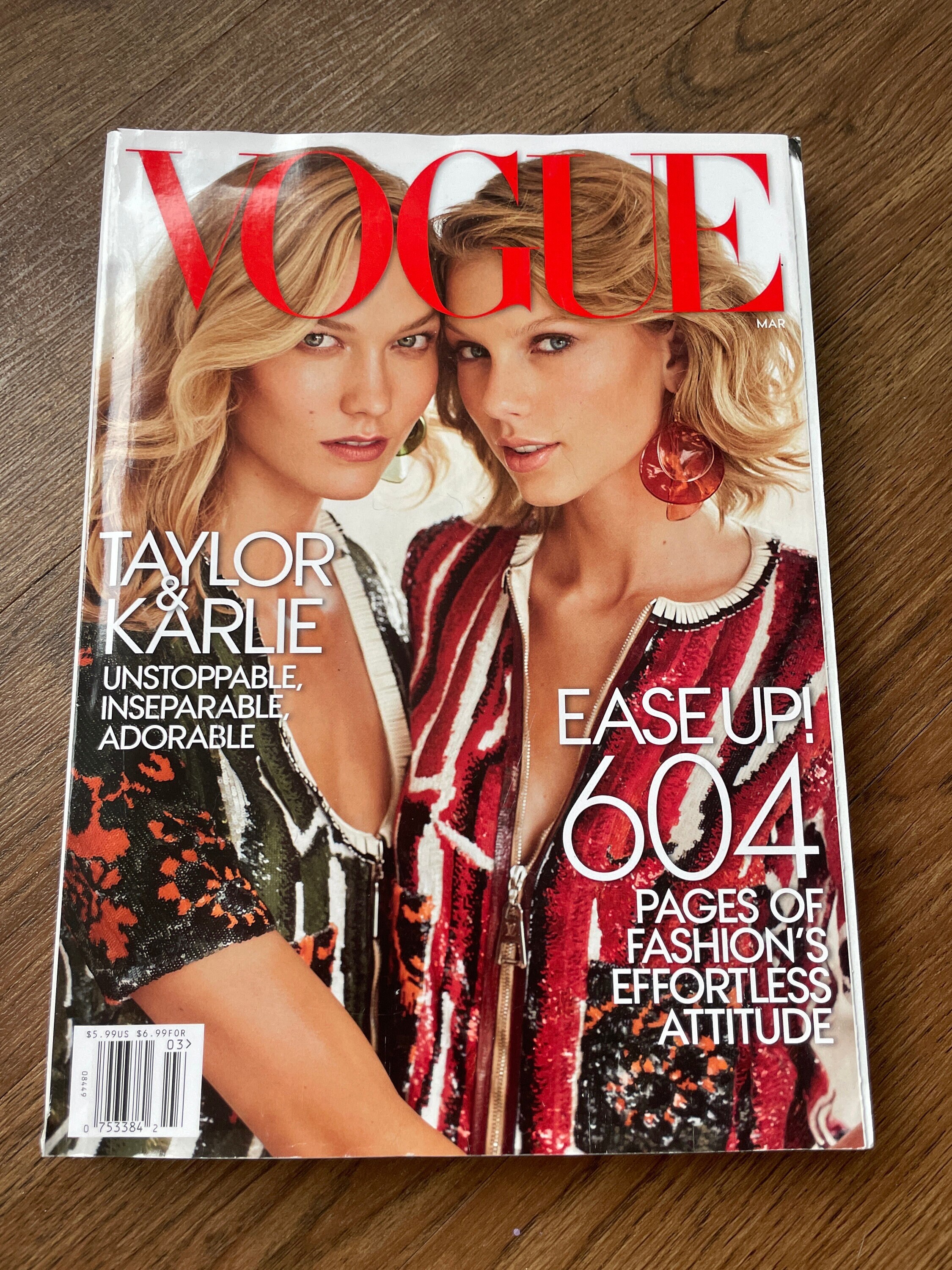 Taylor Swift Karlie Kloss Vogue Cover - Etsy