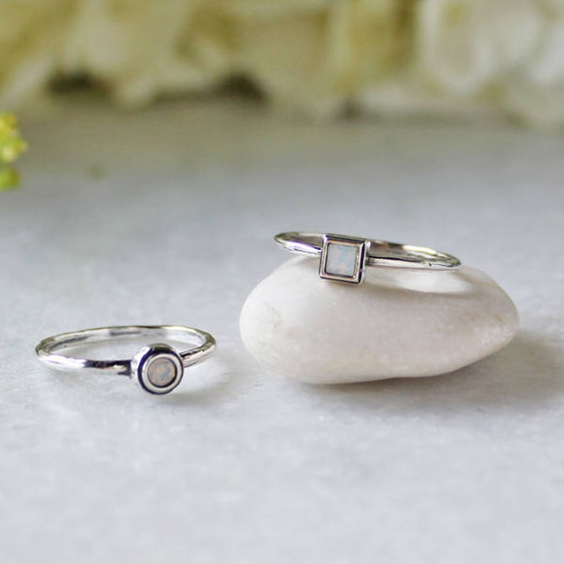 October Birthstone Ring October Birthstone Ring October | Etsy