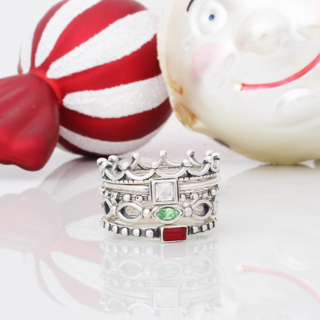 Stocking Stuffer for Mom Holiday Gift for Mom Family Ring Silver ...