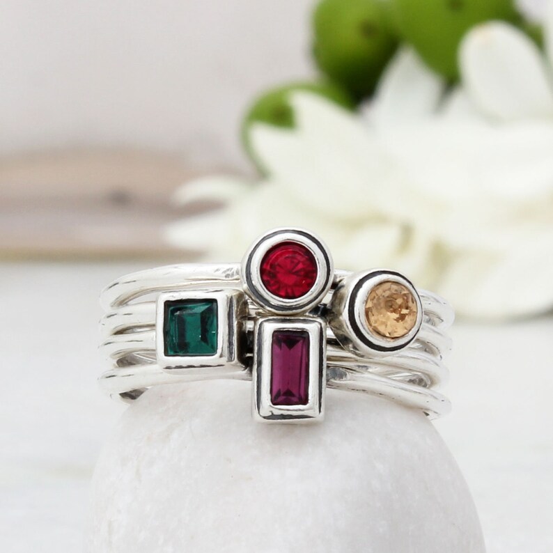 Stocking Stuffer for Mom Holiday Gift for Mom Family Ring - Etsy