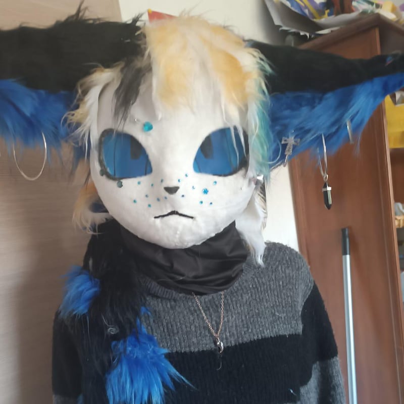 Kemonomimi furry mask - Etsy.de
