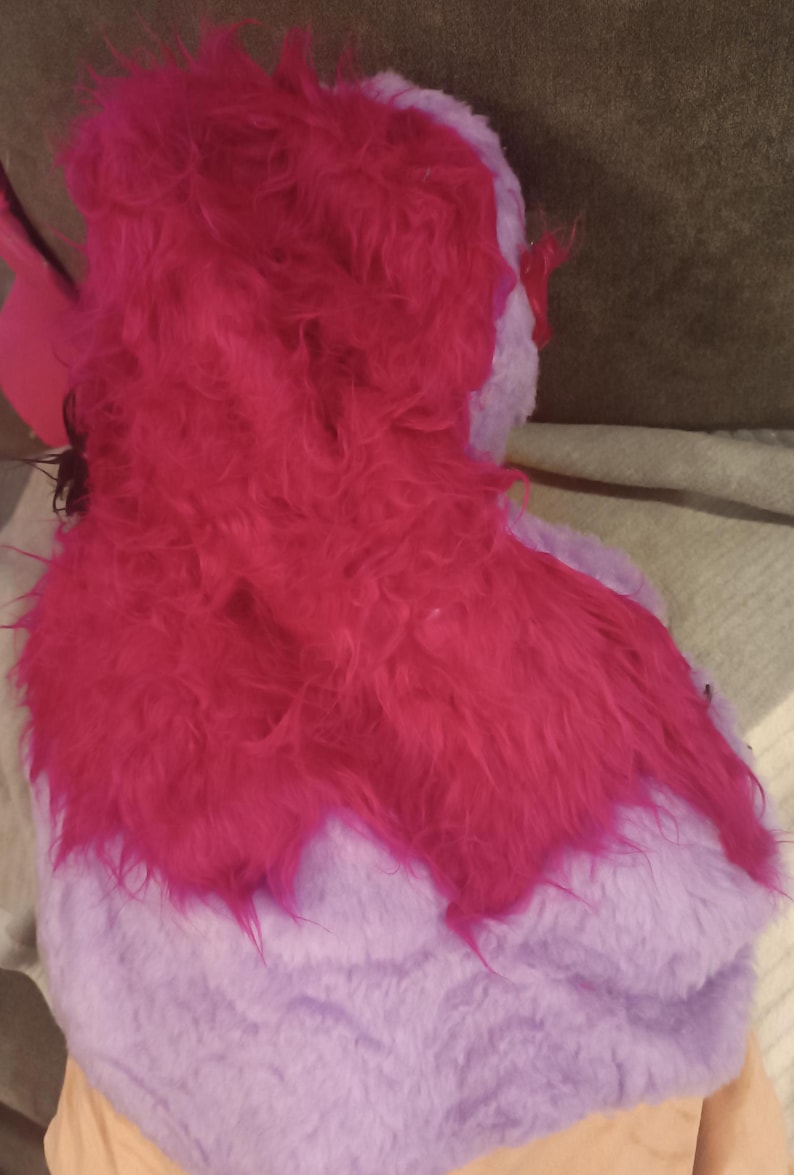 Purple Pink Bird Parrot Furry Fursuit Partial - Etsy