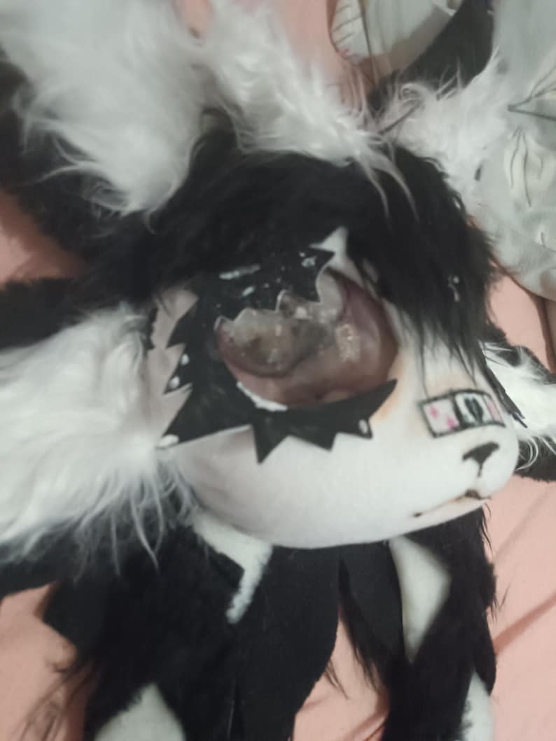 Kemono Furry Emo Gothic Mask Kigurumi Cute Kawaii Sheep White Black - Etsy