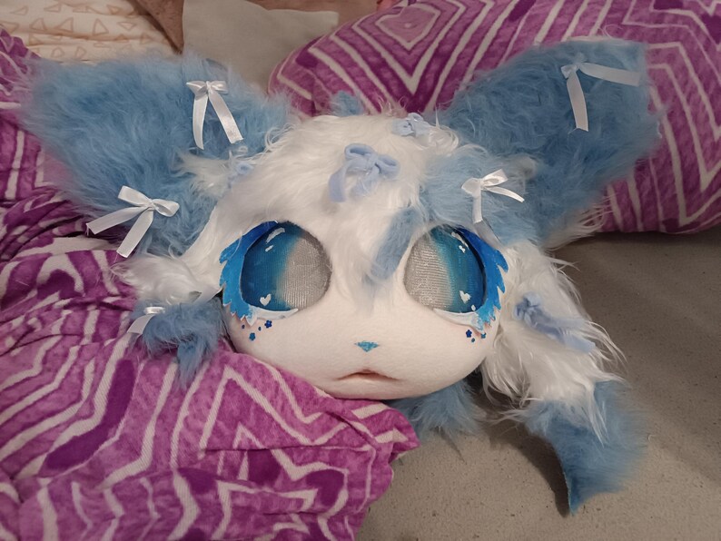 Kigurumi Kemono Mask Head Base Furry Sheep Cat Kawaii With Tail - Etsy