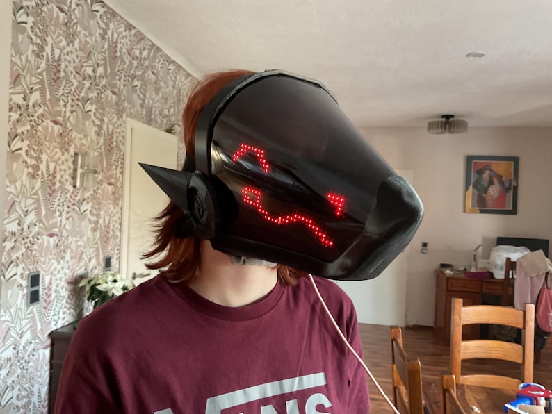 Furry Protogen Fursuit Head Base Diy (new, Better Version :D ) - Etsy