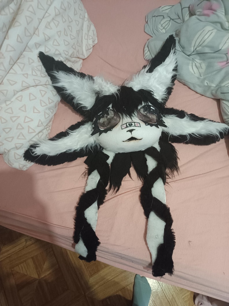 Kemono Furry Emo Gothic Mask Kigurumi Cute Kawaii Sheep White Black - Etsy