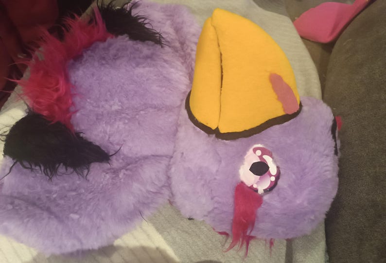 Purple Pink Bird Parrot Furry Fursuit Partial - Etsy