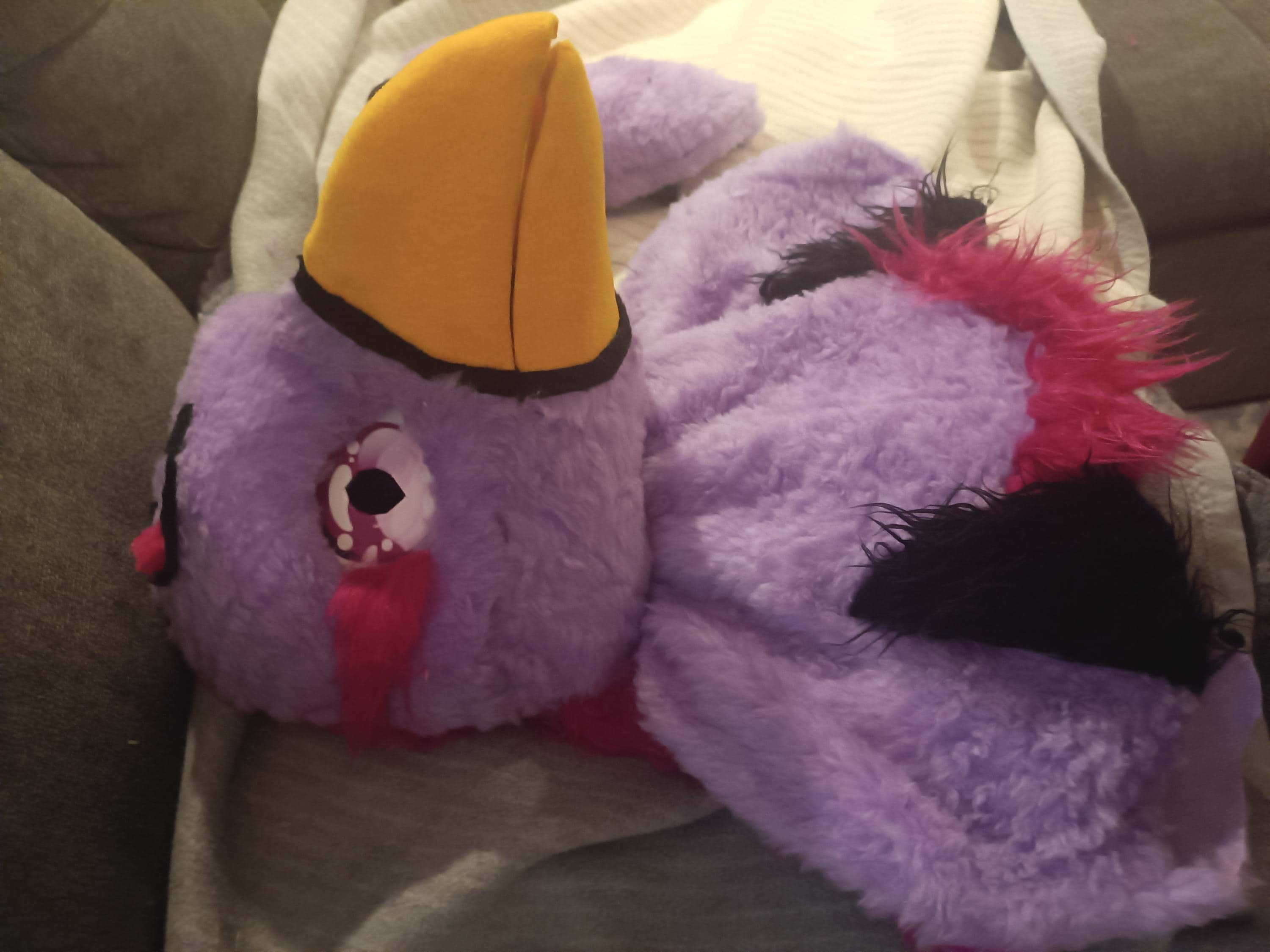 Purple Pink Bird Parrot Furry Fursuit Partial - Etsy