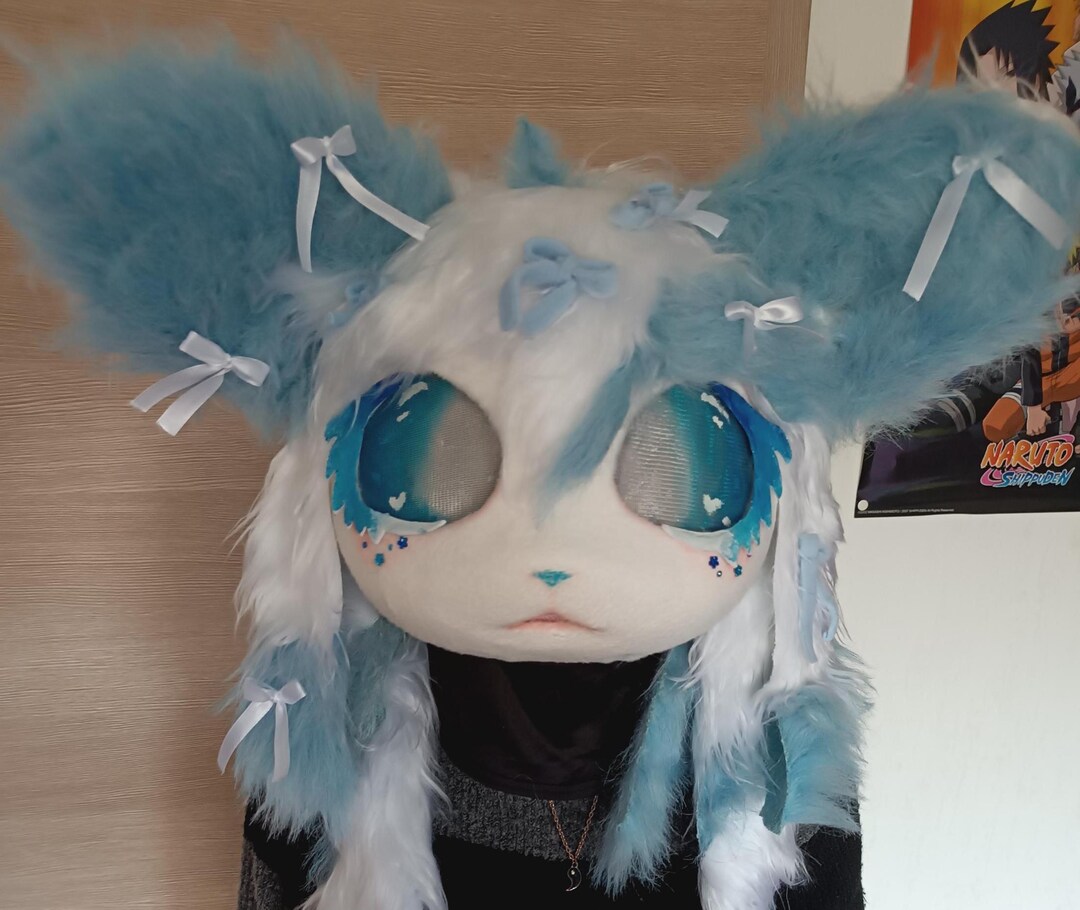 Kigurumi Kemono Mask Head Base Furry Sheep Cat Kawaii With Tail - Etsy UK