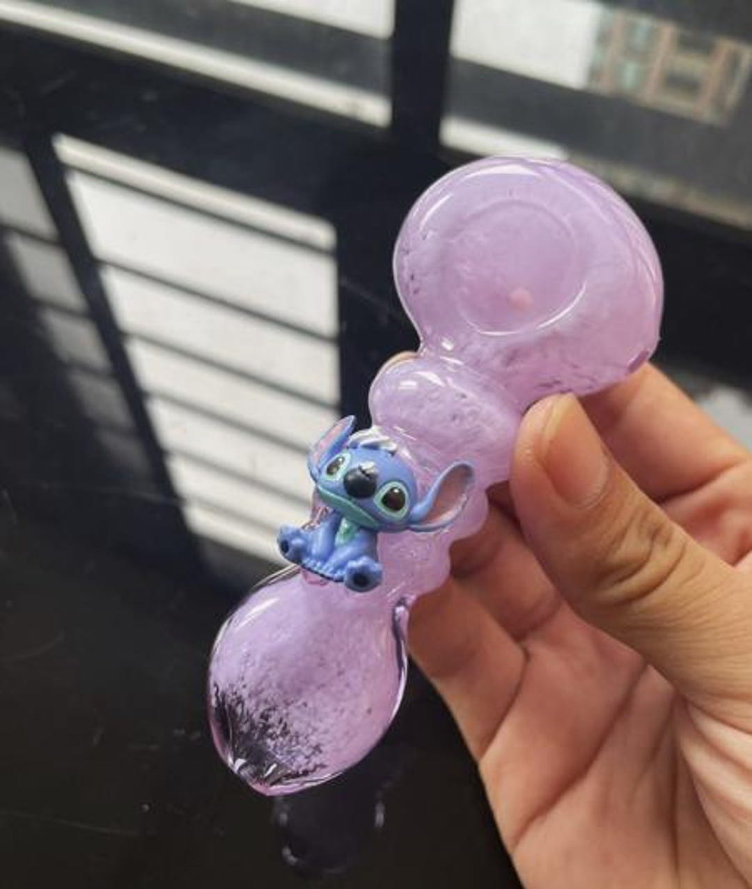 Glass Pipe Lilo Pink Cute Smoking Accessories Ohana Kawaii Girly Gift ...