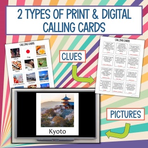 Japan Bingo Game - Printable & Digital - 40 Bingo Cards - Images and ...