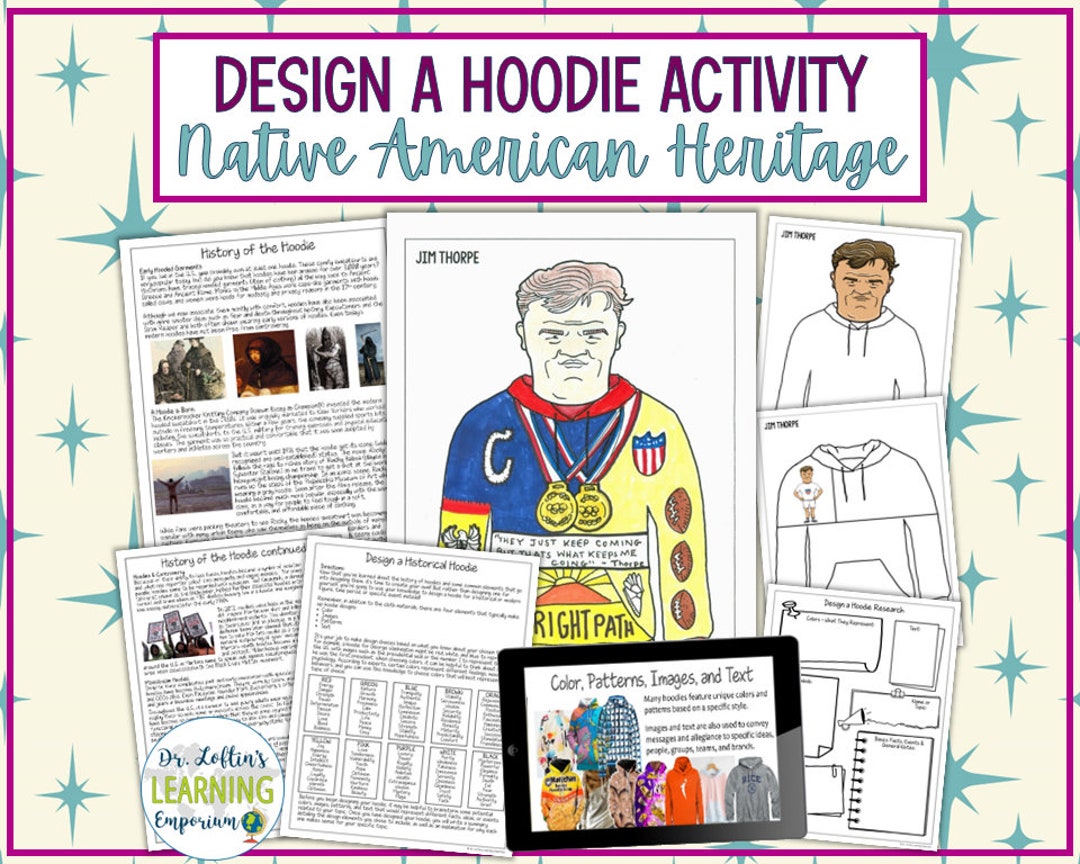 Native American Heritage Month Design a Hoodie Activity - Social ...