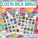 Costa Rica Bingo Game - Printable & Digital - 40 Bingo Cards - Images ...