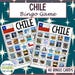 Chile Bingo Game - Printable & Digital - 40 Bingo Cards - Images and ...