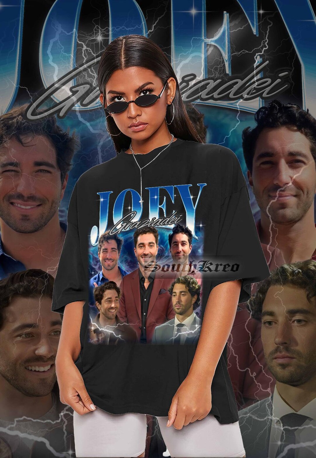 Limited Joey Graziadei Vintage Tshirt, Retro Joey Graziadei Shirt, Joey ...