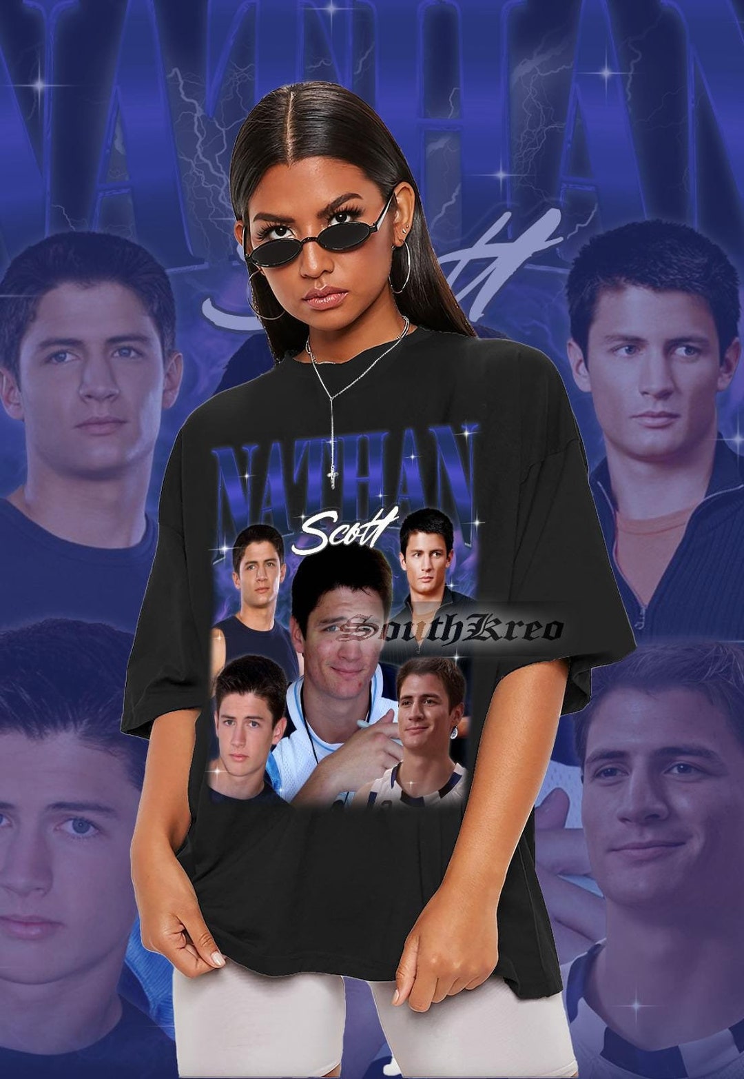 Limited Nathan Scott Vintage Unisex Shirt for Man and Woman 90s - Etsy