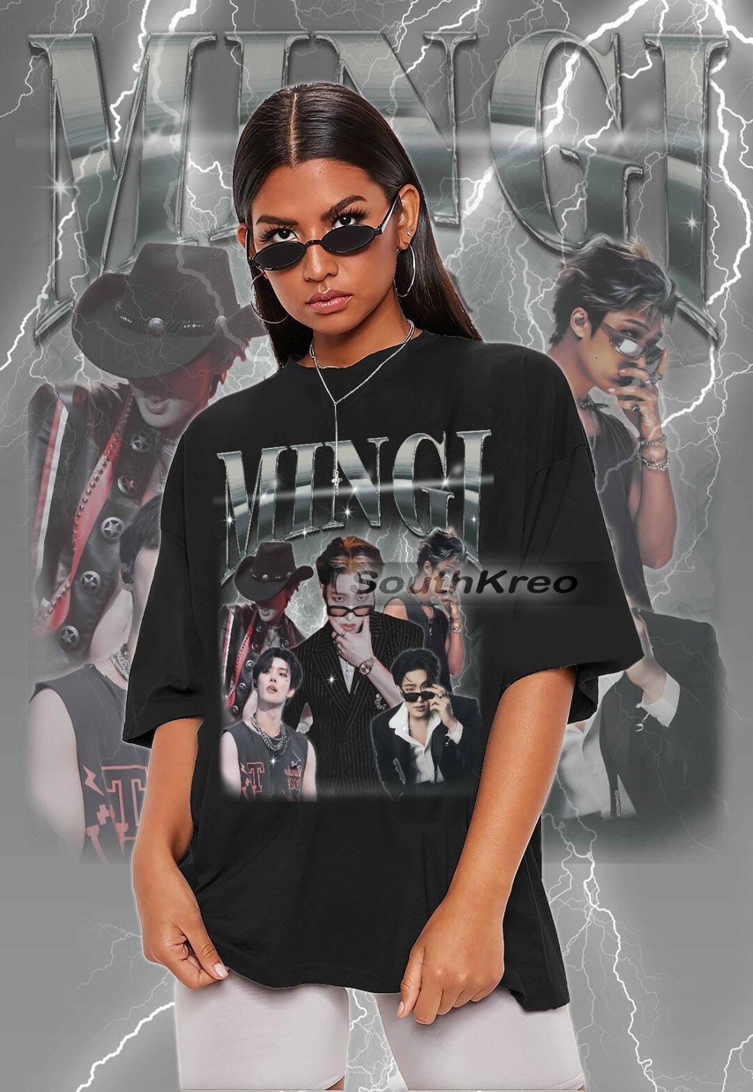 Limited Mingi Kpop Vintage T-shirt, Mingi Fan Tees, Mingi Retro Shirt ...