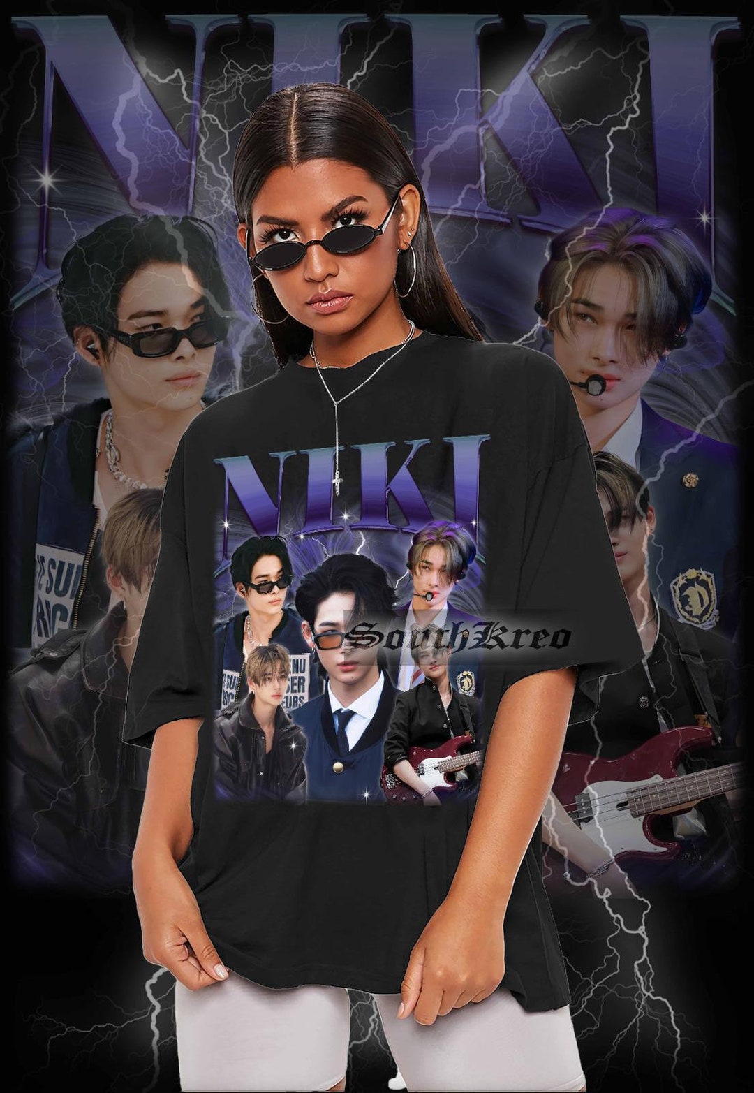 Limited Niki Kpop Vintage Unisex Tshirt, Niki Fan Tees, Niki Homage ...