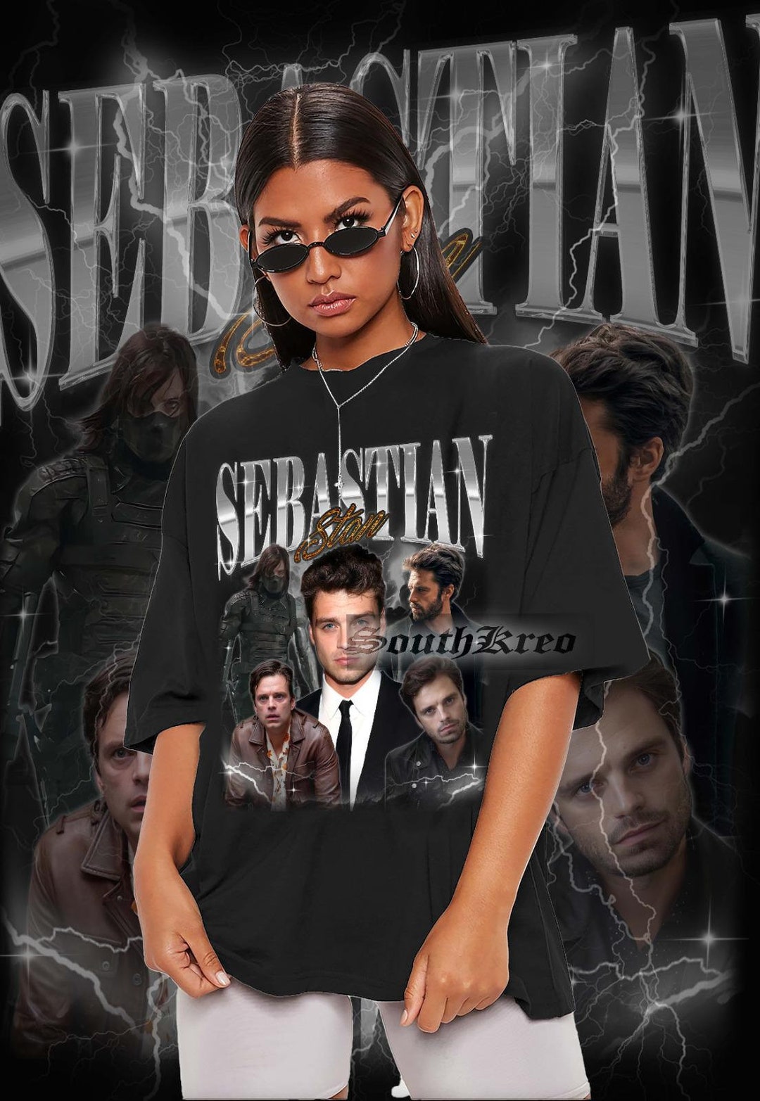 Limited Sebastian Stan Unisex Shirt for Man and Woman 90s, Sebastian ...