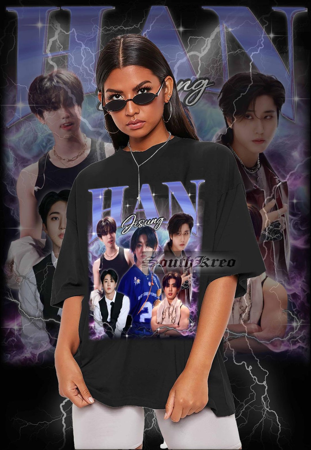 Limited Han Jisung Vintage T-shirt, Han Jisung Fan Tees, Han Jisung ...