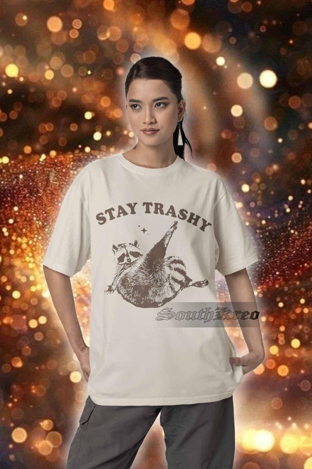 Camiseta retro Stay Strashy, camiseta divertida vintage de los 90 con ...